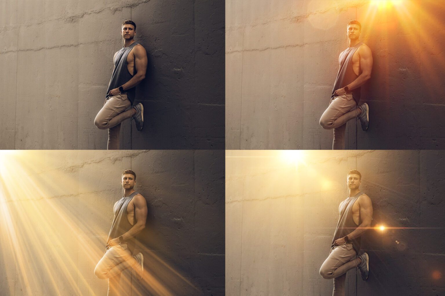 Realistic Sun Light Photoshop Overlays, Sunset Overlay, Sun Flare ...