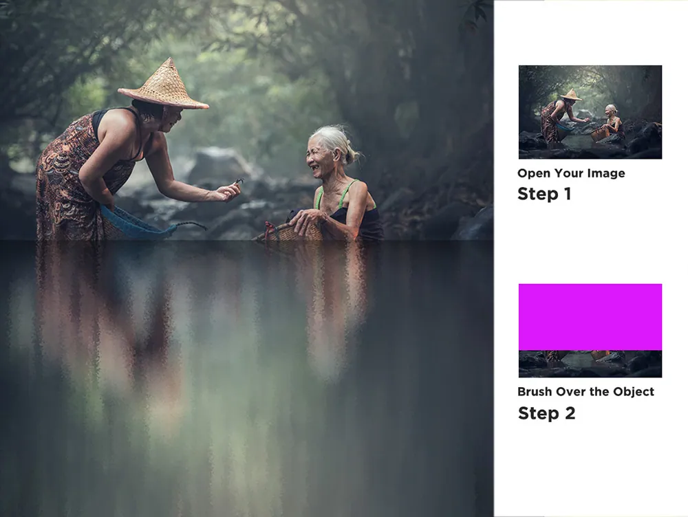 Free Reflection Photoshop Action - Gogivo