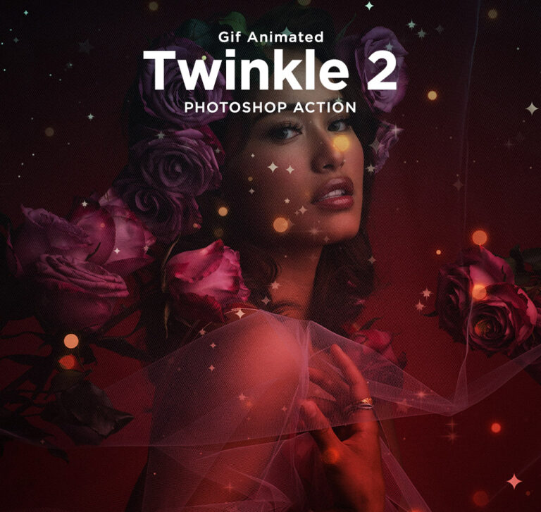 Free Twinkle 2 Photoshop Action - Gif Animated | Gogivo