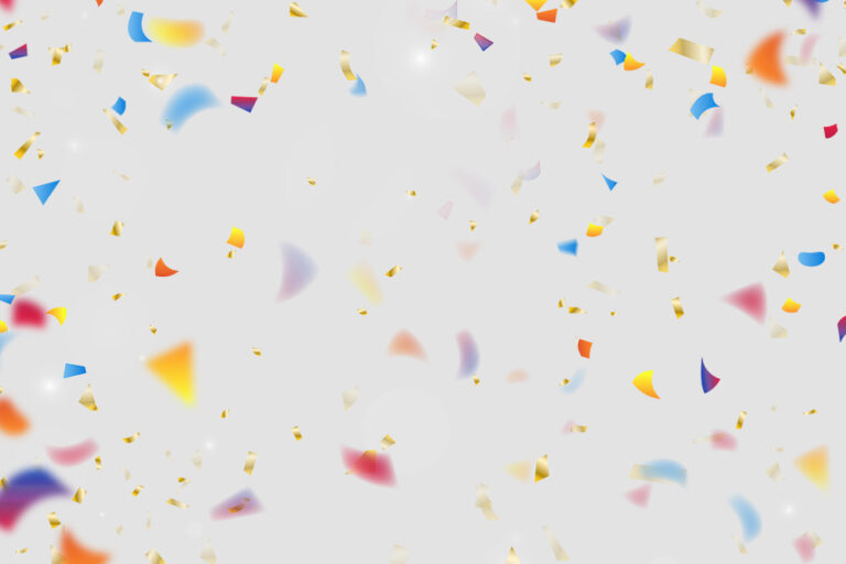 Free Confetti Overlay, Colorful Confetti | Gogivo