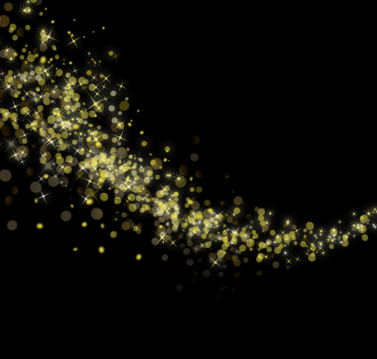 Free Twinkle Christmas Overlay - Gold bokeh Photoshop light | Gogivo