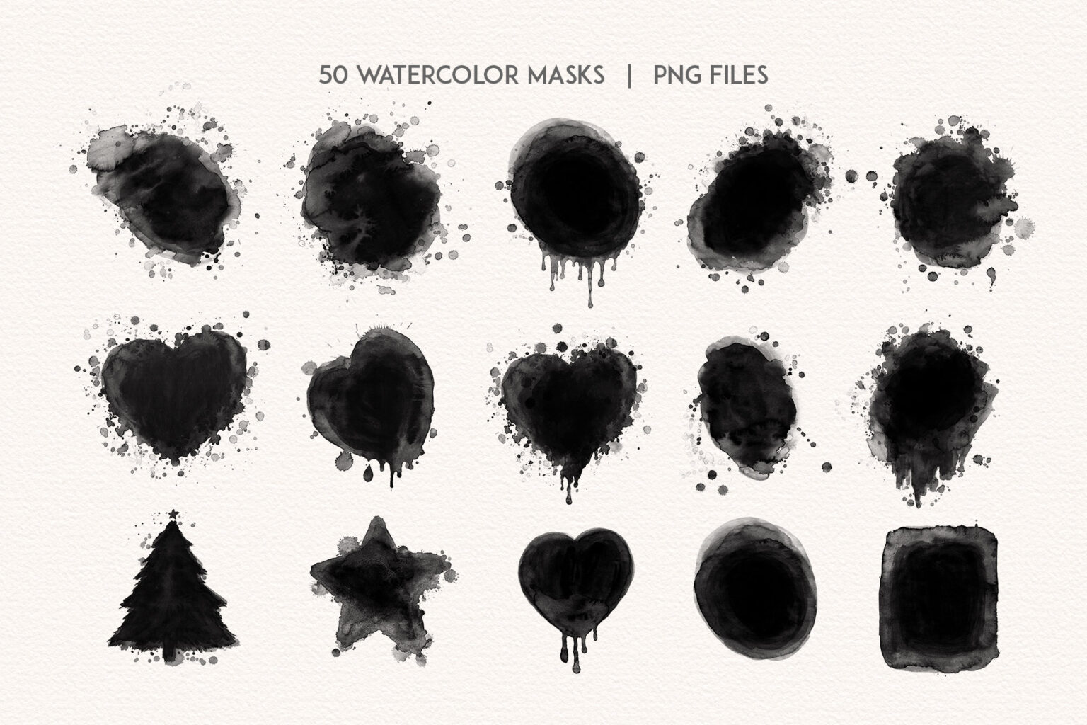 Master Watercolor Painting Effect | 50 Watercolor Masks | Gogivo