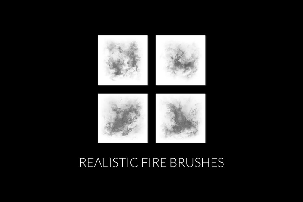 5 Free Realistic fire Photoshop brushes | Gogivo
