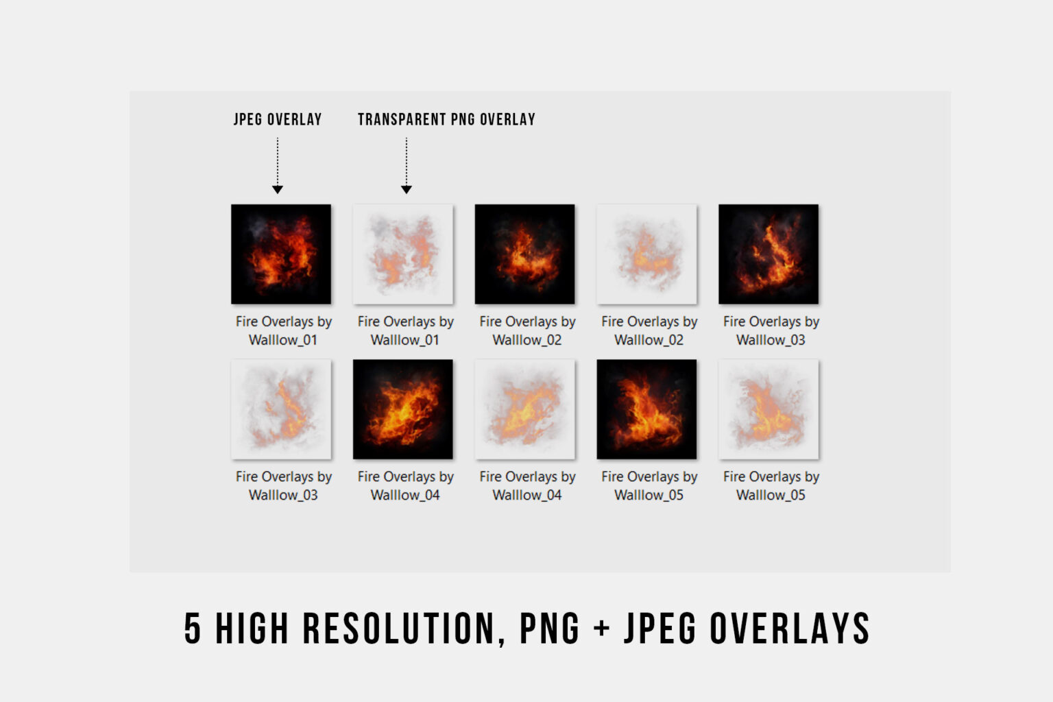 Free 5 Realistic Fire transparent PNG and JPG overlays | Gogivo