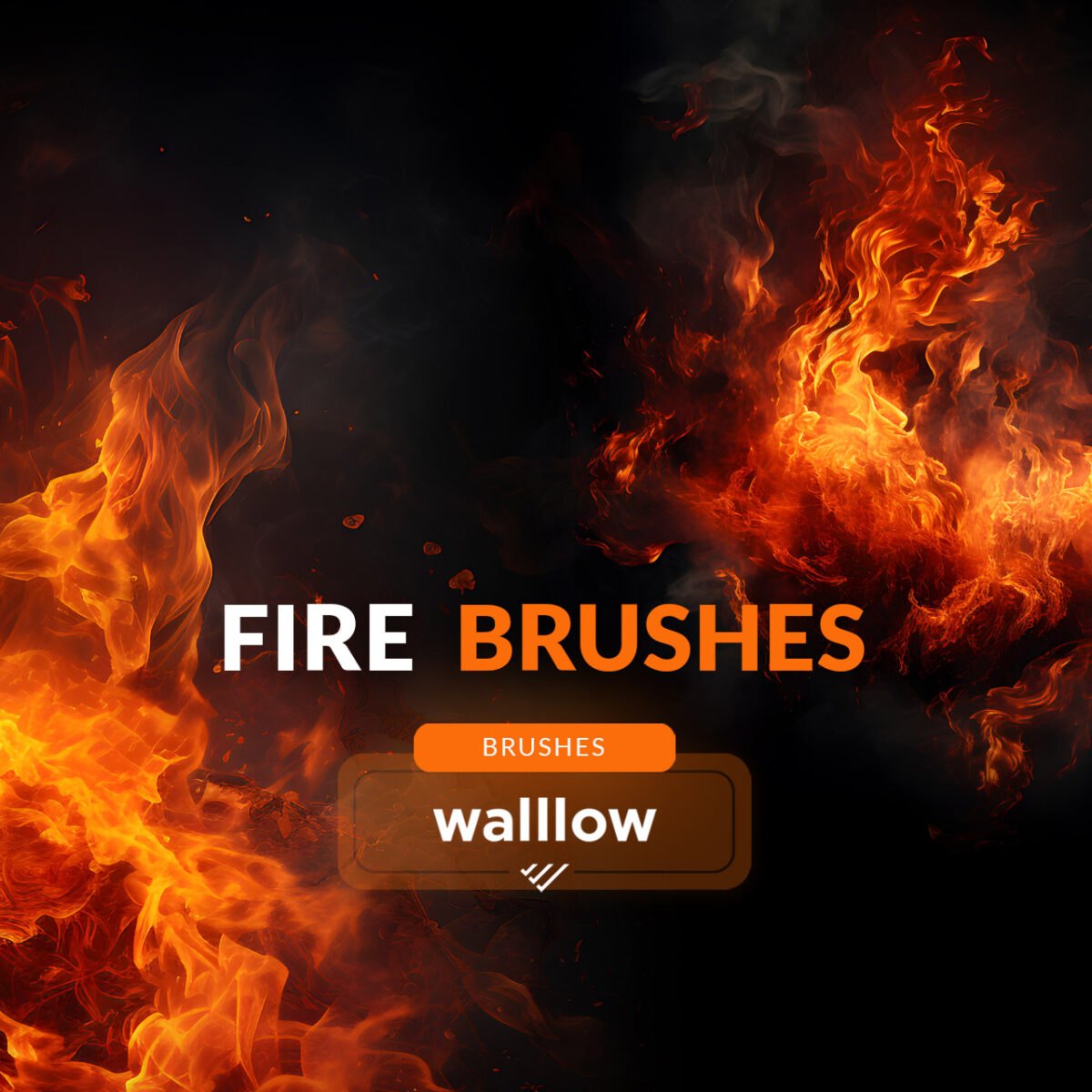5 Free Realistic fire Photoshop brushes | Gogivo