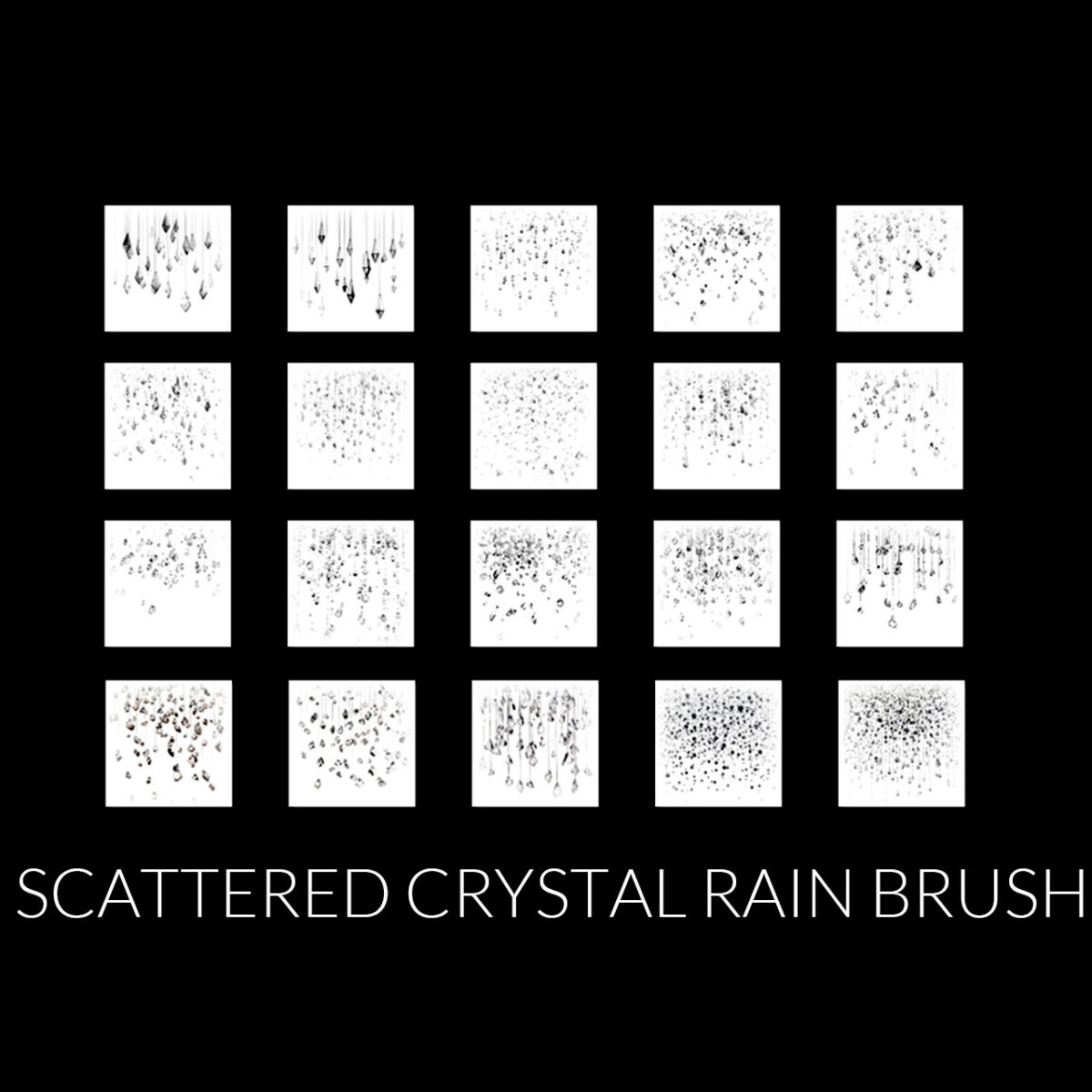 Free 15 Glitter Photoshop Brushes | Instant digital download | Gogivo