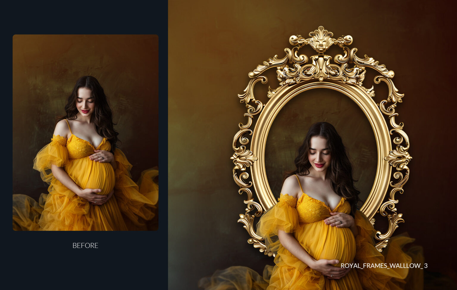 20 Royal Frames Transparent PNG overlays | Gogivo