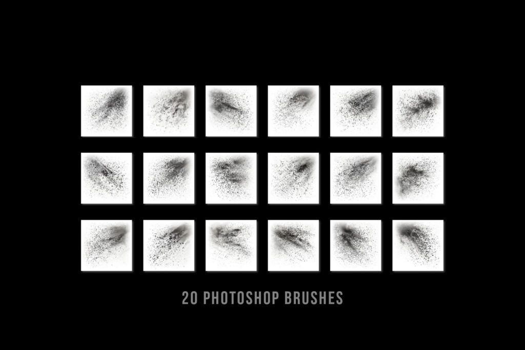 20 Stardust glitter magical celestial dust Photoshop brushes | Gogivo