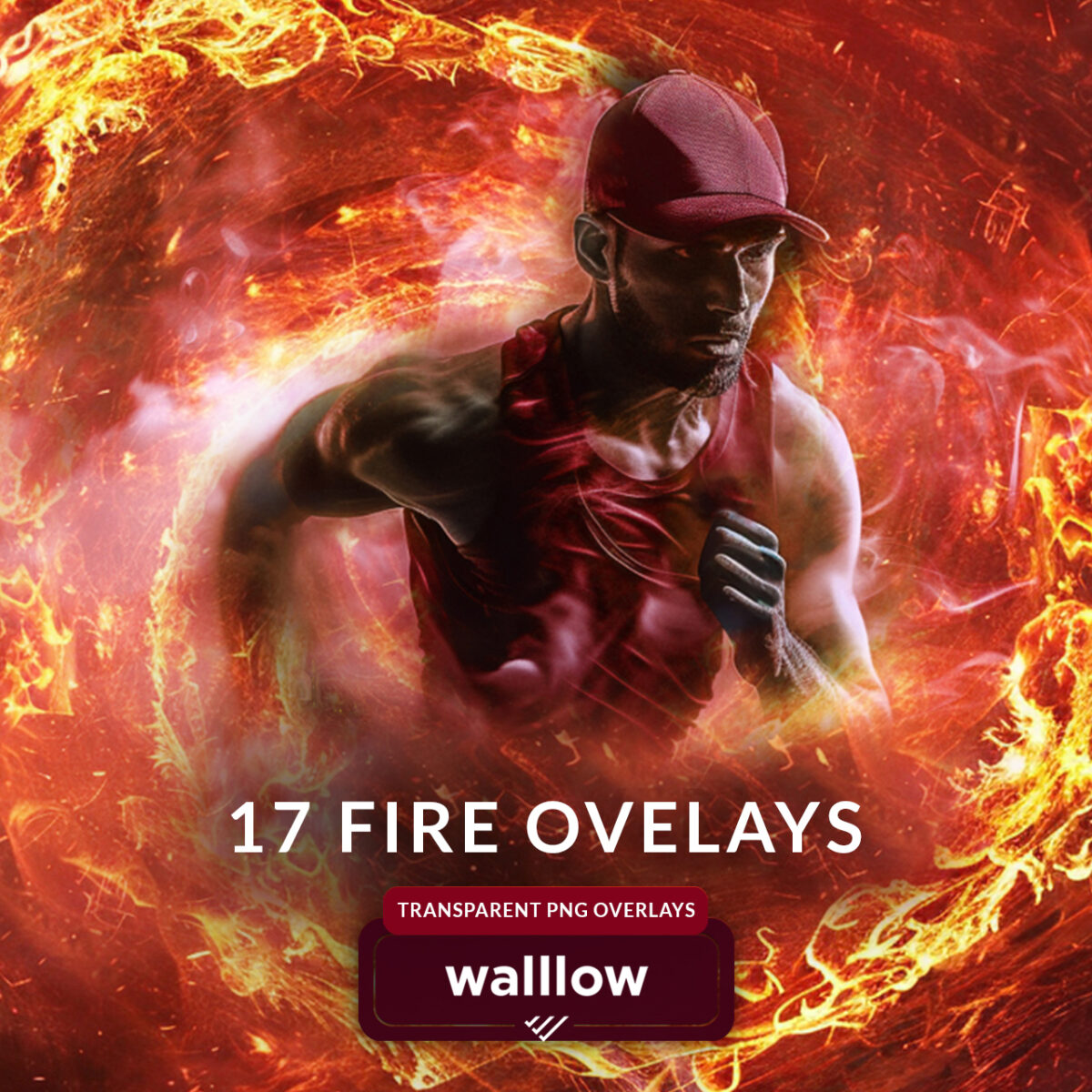 17 Fire vortex flames transparent PNG overlays | Gogivo