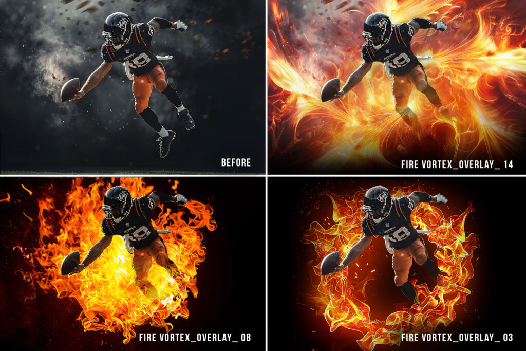 17 Fire vortex flames transparent PNG overlays | Gogivo