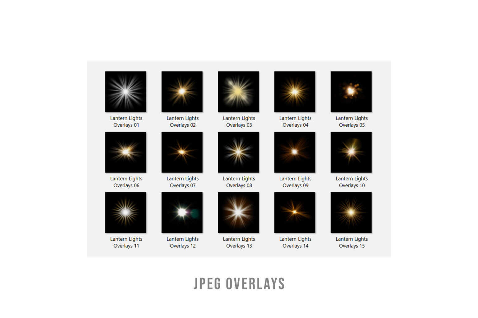 Bokeh Lantern light transparent PNG overlays | Gogivo