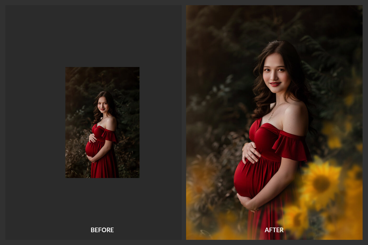 Free 10 sunflower foreground focus out transparent PNG floral overlays ...