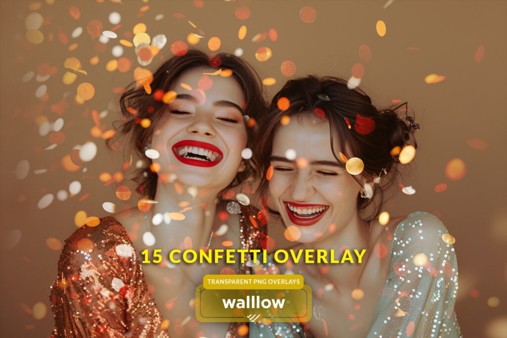 Transparent PNG Confetti: glitter overlays | Gogivo