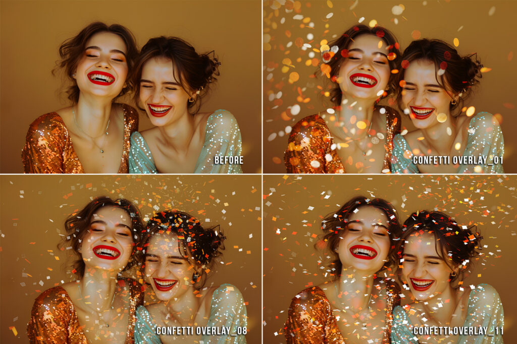 Transparent PNG Confetti: glitter overlays | Gogivo