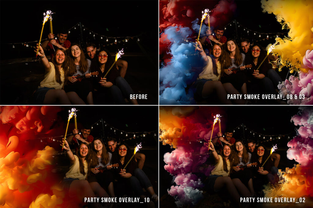 Party Smoke: 15 Colored smoke png transparent photo overlays | Gogivo
