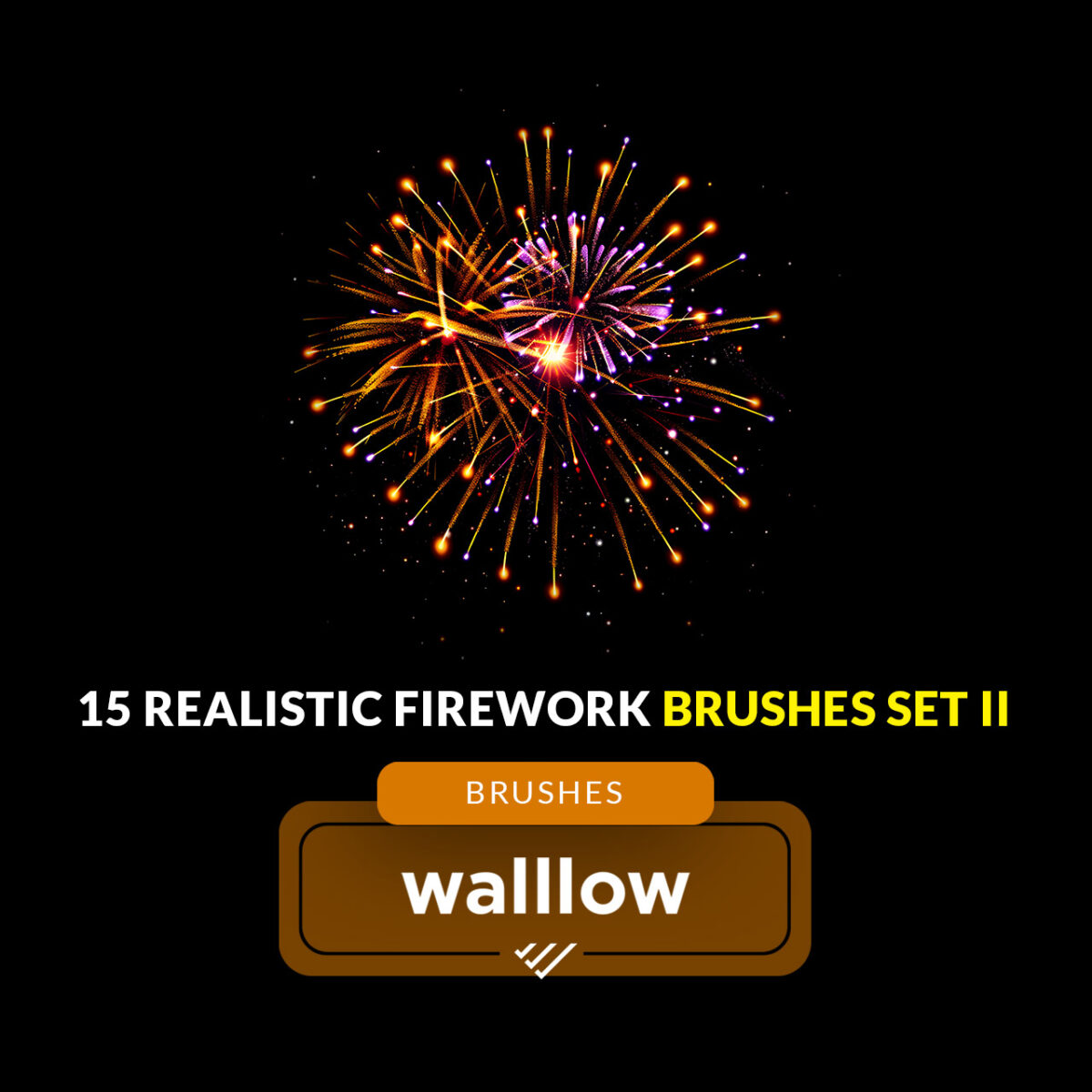 Fireworks Overlays : 15 Transparent PNG realistic photo effects | Gogivo