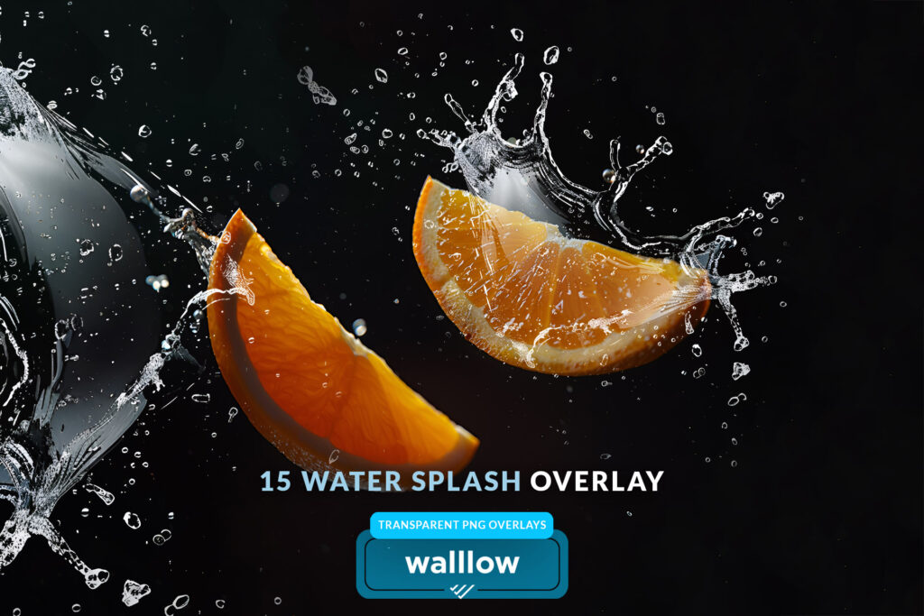 Water splash effect : 15 realistic transparent png photo overlays | Gogivo