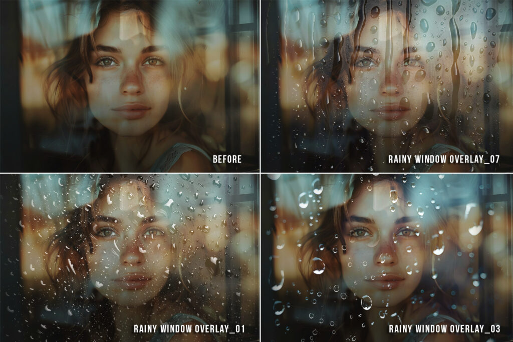 Rainy window : Rain drops on window png transparent overlays | Gogivo