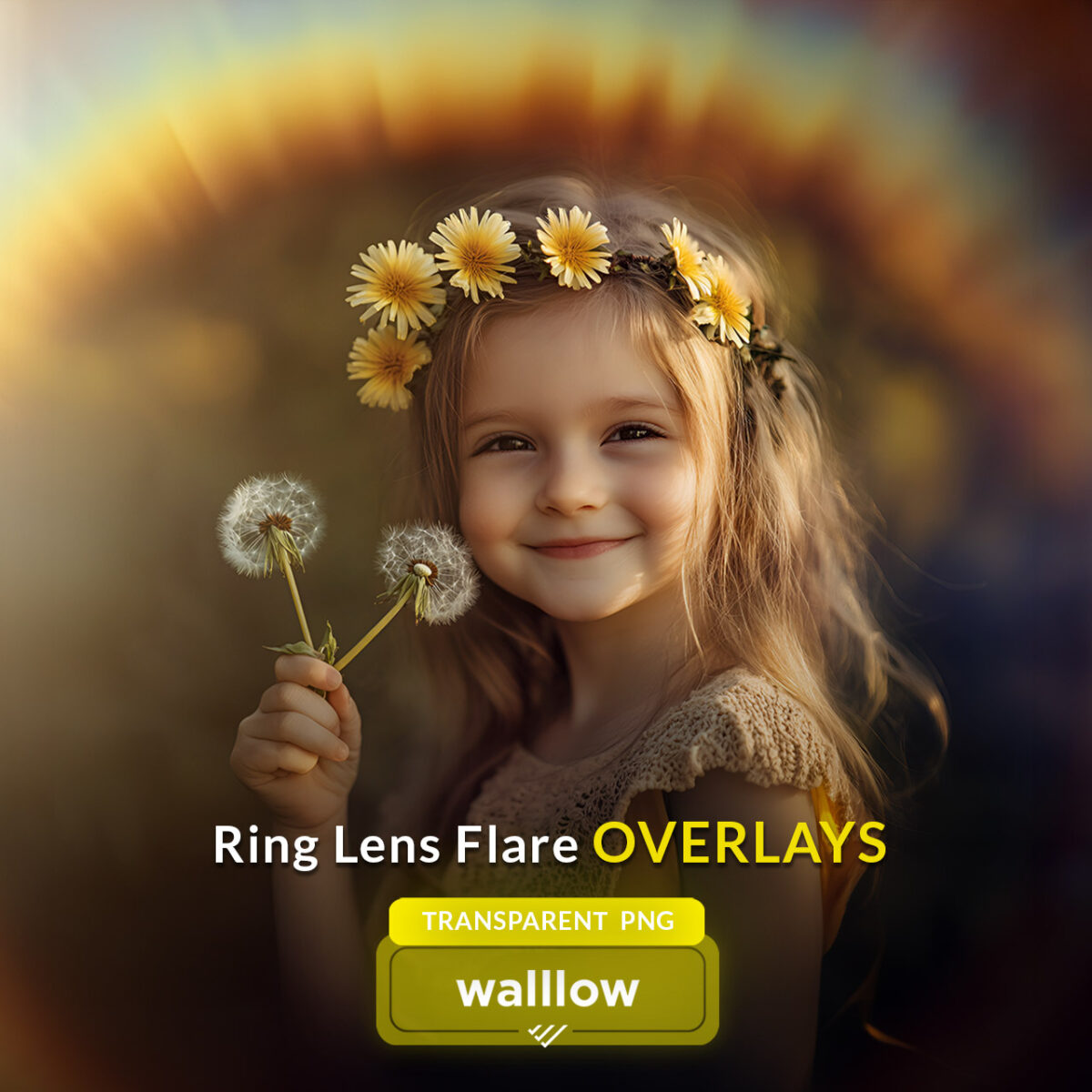 15 Ring Lens Flare Photoshop Brushes – Light Effect Brushes for Photo ...