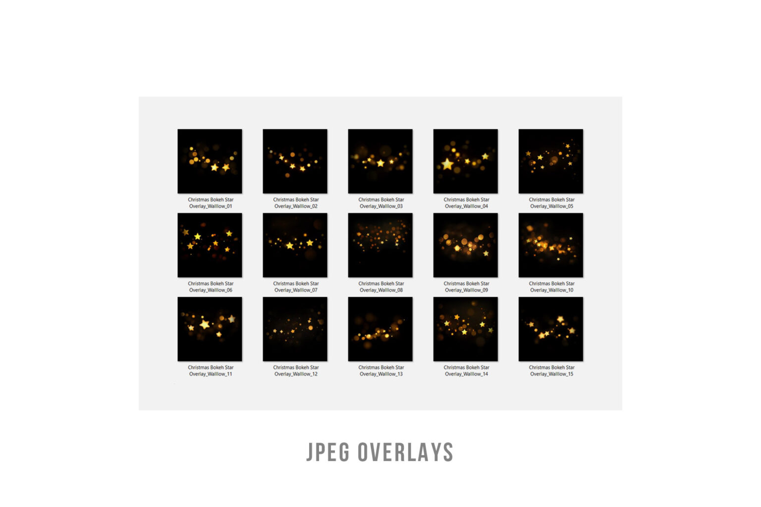 15 Christmas Star Bokeh Overlays | Transparent PNG Twinkle Star Bokeh ...