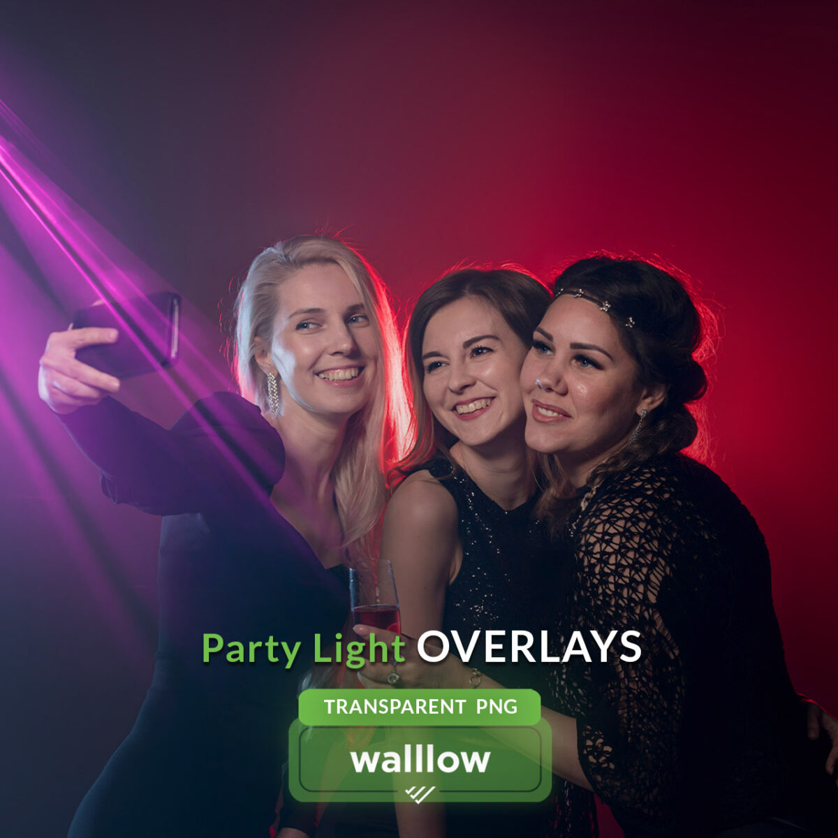 Party Lights Transparent PNG Photo Overlays | Stage Lights, Spotlight ...