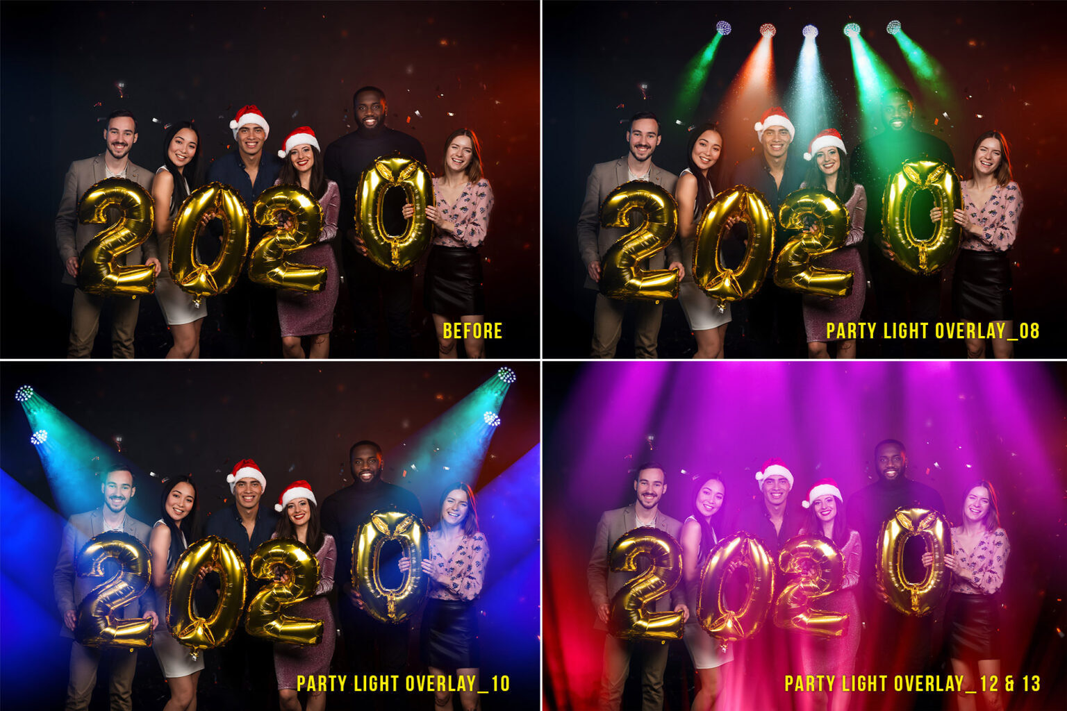 Party Lights Transparent PNG Photo Overlays | Stage Lights, Spotlight ...