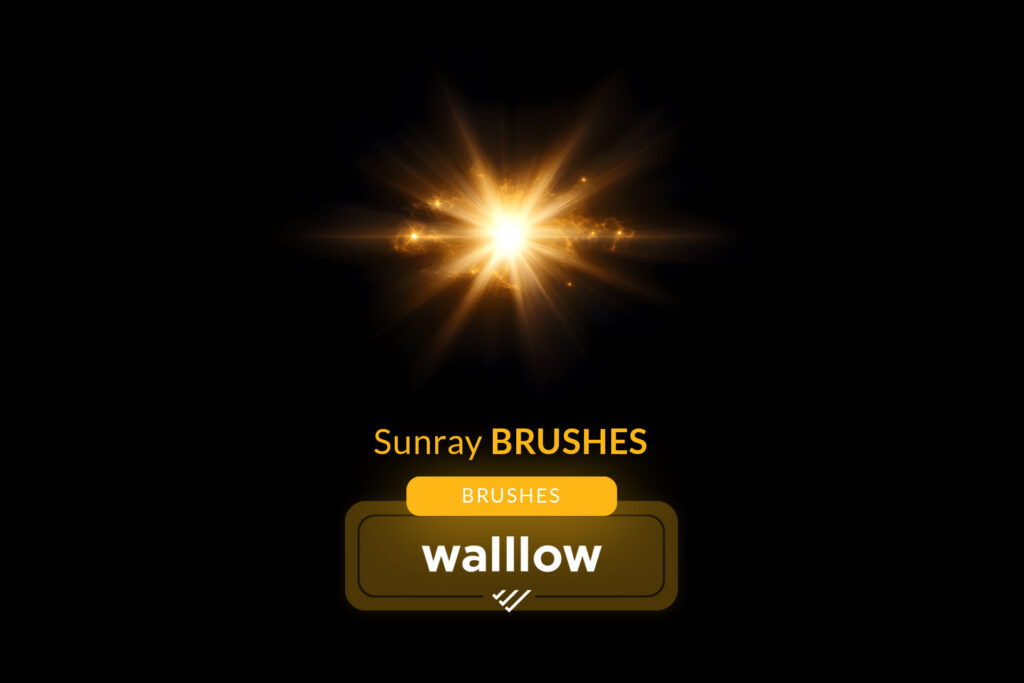 Sunrays Photoshop Brushes | Realistic Sunbeam & Light Flare Effects for ...