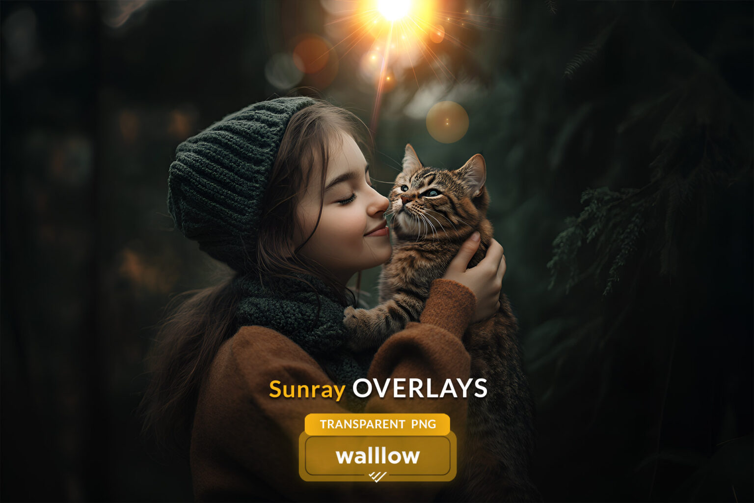 Sunrays Transparent PNG Photo Overlays | Light Beams and Natural Sunlight Effects | Gogivo