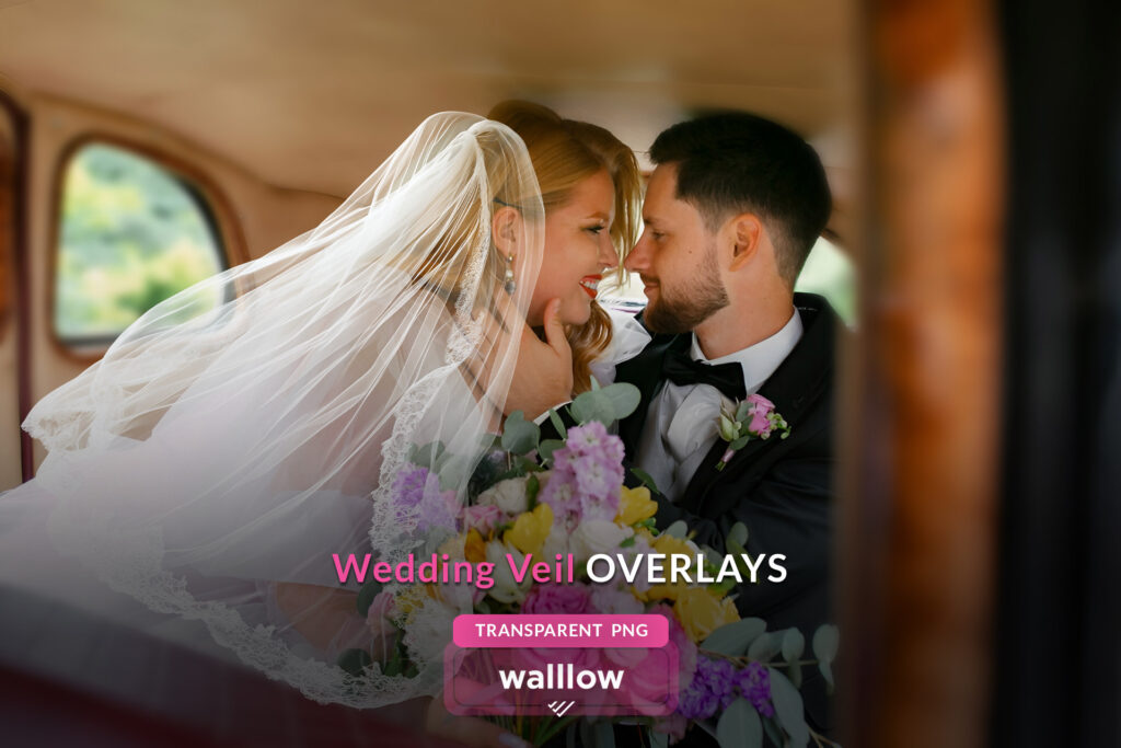 Wedding Veil Photoshop Overlays | Transparent PNG Bridal Veil Overlays ...